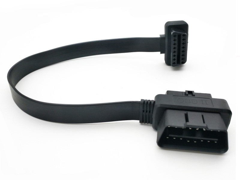 ผ่านไปยังสายต่อ OBD2 แบนสำหรับเชื่อมต่อ OBD และปลั๊ก